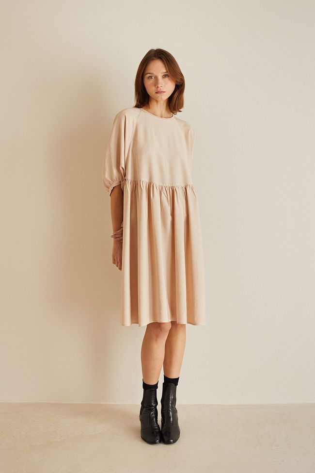 Fluid wide dress - Women's Clothing Online Made in Italy