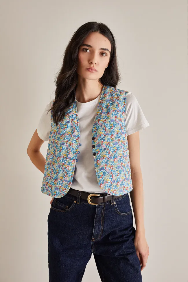 Quilted vest – Made with Liberty Fabrics - Women's Clothing Online Made ...